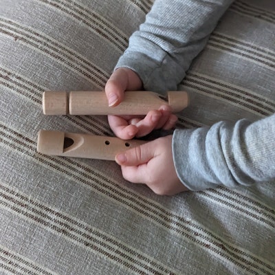 Wooden Desk Bells Set 8 Notes Diatonic Hand Bells Kids Musical ...