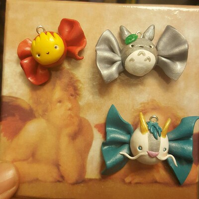 Fimo Doll Chibi Princess Fantasy Polymer Clay. Polymer Clay Necklace ...