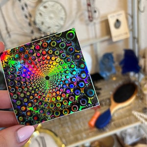 Acid Rain blacklight Trippy Tapestry Psychedelic UV Reactive ...