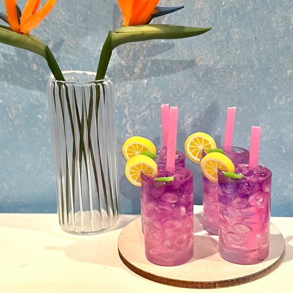 1:6 Playscale Tropical Drinks for Dolls, Elf Prop, Drinks for Dolls 10 ...