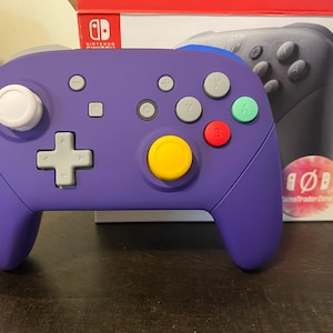 Nintendo Switch Pro Controller Mod Gamecube Retro Style Customized ...