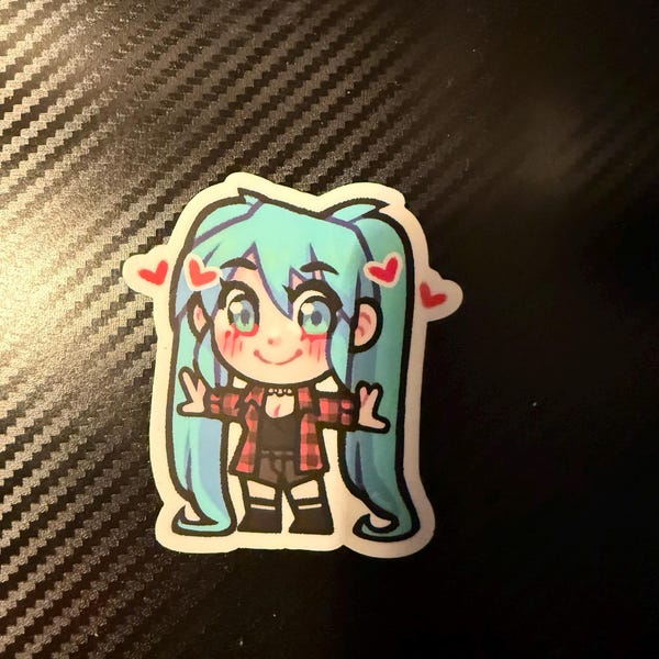 Midwest Miku SGP2 Sticker | LARGE 4x4 STICKER | Die-cut Matte Vinyl ...