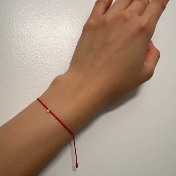 Red String Necklace - Etsy
