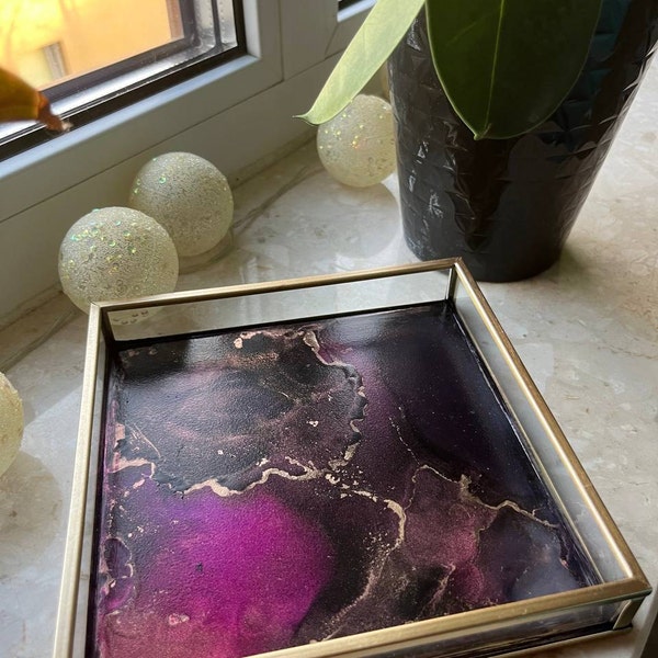 Carrying Tray Coffee Tray Trinket Tray Unique Tray Acrylic Tray Trays ...