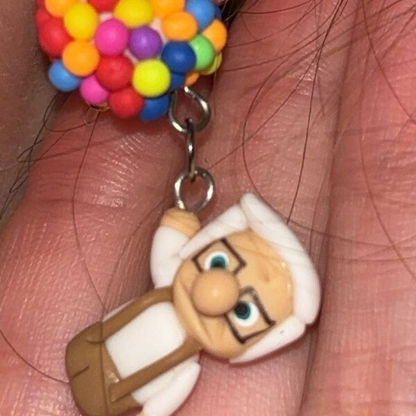 Carl and Ellie Movie up Disney Pixar Necklace Polymer Clay - Etsy