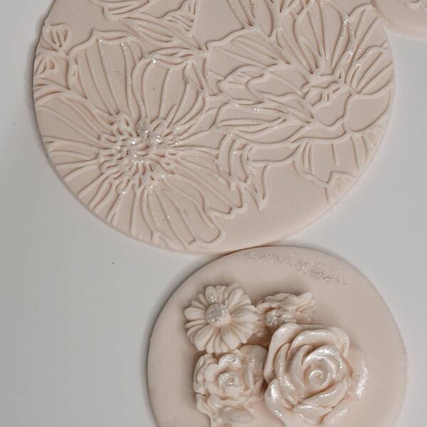 Large Flower Print Embosser - Etsy UK