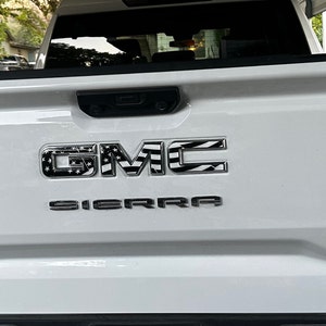 PRECUT GMC Sierra Gel Coated domed Patriotic Flag Emblem - Etsy