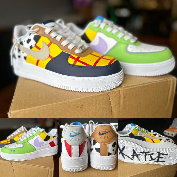 Toy Story Inspired Kids AF1 Custom - Etsy