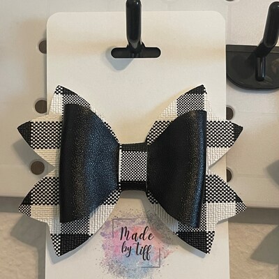 Bow Card Svg, DXF, PNG, PDF, Bow Display Card Template, Hair Clip Card ...