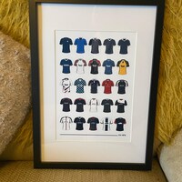 Oxford | Classic Football Shirts Collection | Football Print | Wall Art ...
