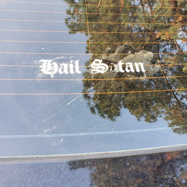 Hail Satan Vinyl Sticker Decal - Etsy