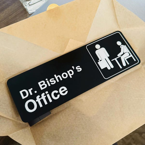 Personalized Door Sign From Tv Show “the Office” | Your Name’s Office ...