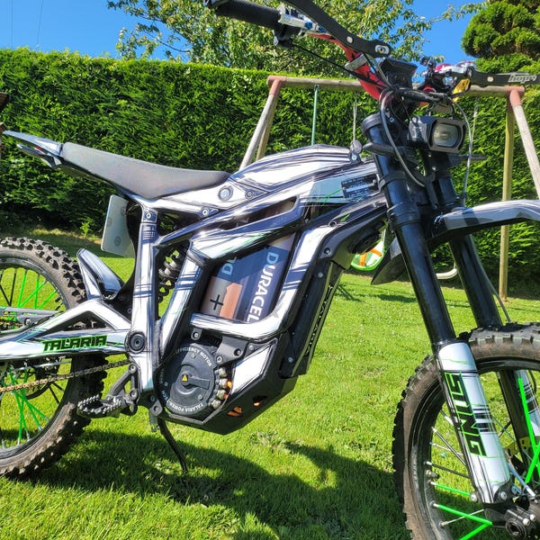 SUR RON Army Color Full Graphics Kit Gloss or Matte Surron Laminated ...