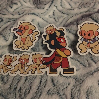 LMK Demon Family Matted Stickers - Etsy