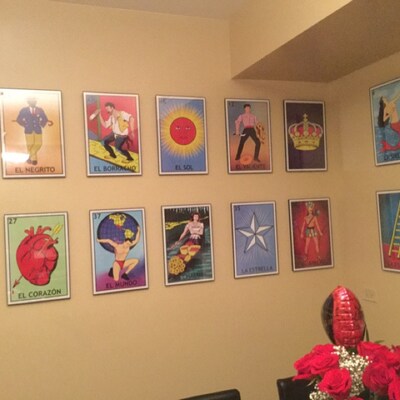 El Valiente Loteria Card the Brave Man Mexican Bingo Art Print Poster ...