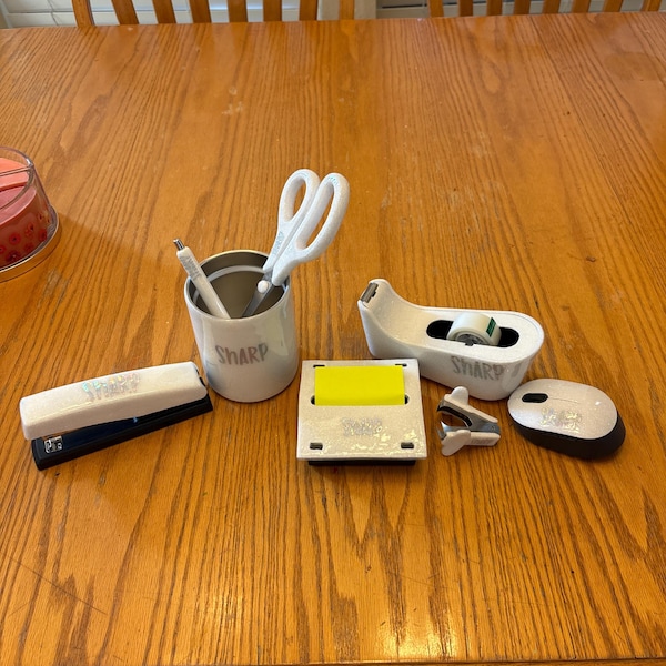 Glittered Computer Mouse, Personalized Wireless Mouse, Custom Computer ...