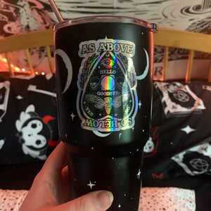 As Above so Below Holographic Sticker Ouija Planchette Decal Witchy ...