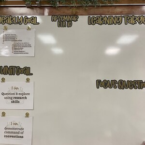 Customizable Classroom Whiteboard Magnets, Teacher Decor, Whiteboard ...