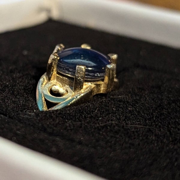 14K Gold Mood Ring, Dainty Ring for Women, Feeling Stone Ring, Colorful ...