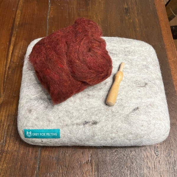 100% Natural Wool Needle Felting Mat, Pure Wool, Pad, Eco-friendly ...