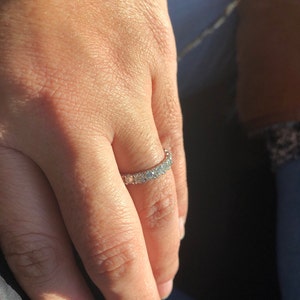 Beautiful Stacking Eternity Diamond Band Straight Band - Etsy