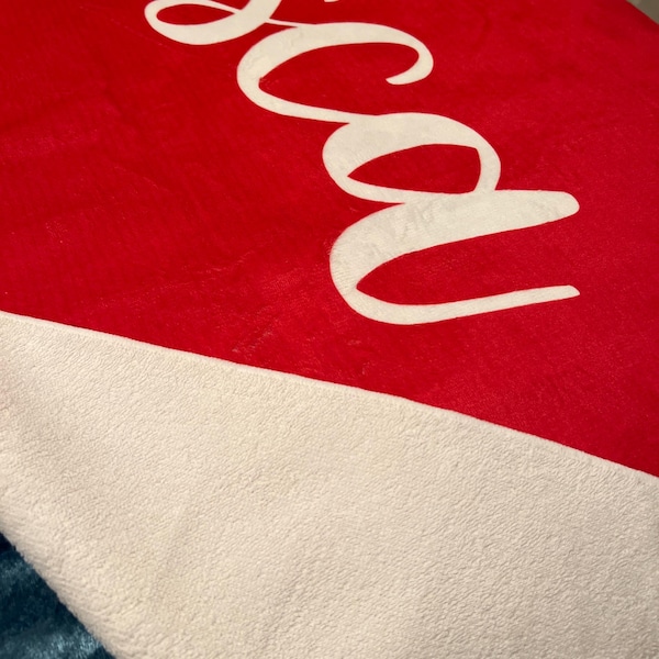 Personalized Round Multi-color Beach Towel, Personalized Beach Towel ...