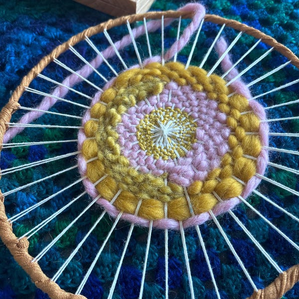 Circle Weaving Kit, Lush Rainforest Weaving Fibre Pack, Woven Tapestry ...