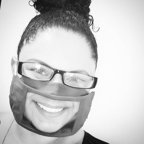 Anti-fog Clear Window Face Mask Adult Black - Etsy