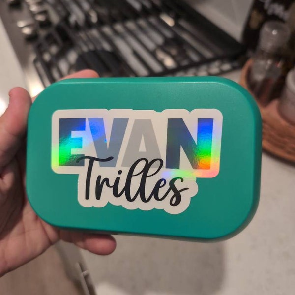 Waterproof Name Sticker, Personalized Vinyl Sticker, Name Sticker ...