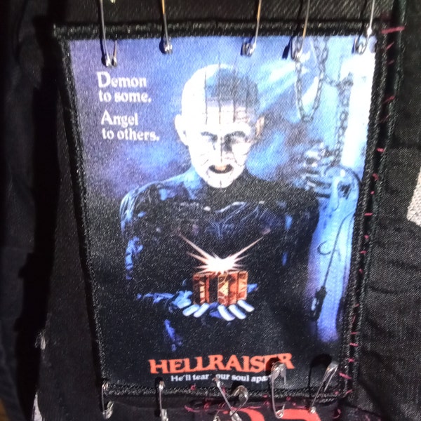 Hellraiser / Pinhead - Full Color PATCH - HORROR Movie - Clive Barker ...