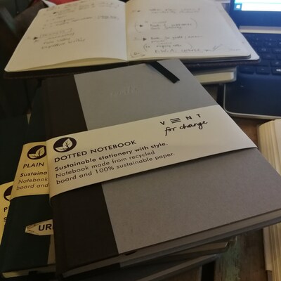 Notebook A5 Recycled Ocean Plastic Waste Blue - Etsy