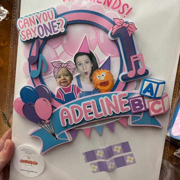 Ms. Rachel Cake Topper in Pastel Colors, Pastel Ms Rachel Boy Birthday ...