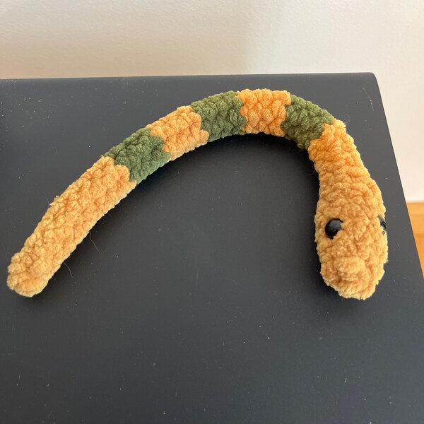 Crochet PATTERN Snake Keychain, No Sew, Amigurumi Tutorial PDF in ...