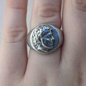 ASMODEUS handcarved Demon Skull Ring Men Ring - Etsy