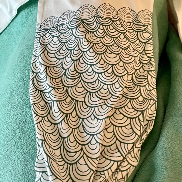 Personalized Mermaid Infant Cotton Knot Gown, Monogram Little Newborn ...