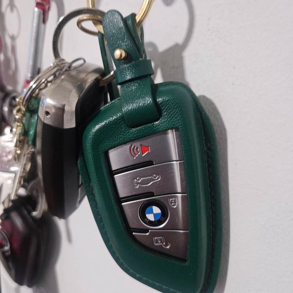 Mini Cooper Key Case Handcrated Leather Key Fob Cover for Mini Cooper ...