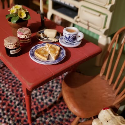 Miniature Breakfast, Miniature Tea and Toast, Miniatures, Tiny Food ...