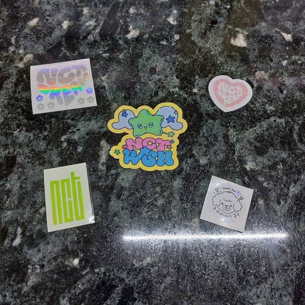 NCT WISH Holographic Vinyl Sticker Decal - Etsy