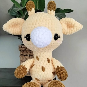 PATTERN: Plush Gemma the Giraffe Pattern Amigurumi Chunky Giraffe ...