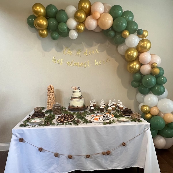 Woodland Baby Shower Decorations Boy Oh Deer Baby Shower Decorations ...