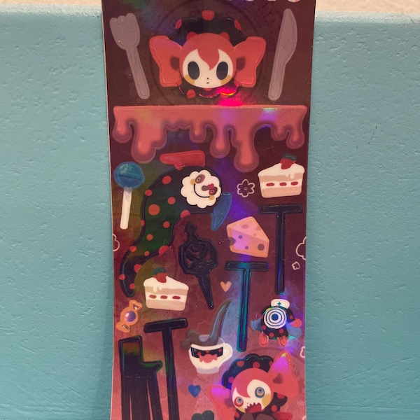 DDR Dance Dance Revolution Holo Deco Sticker Sheet - Etsy