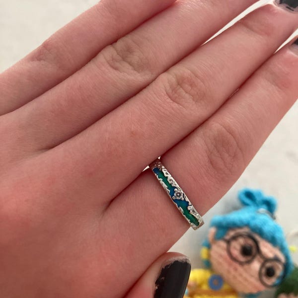 Personalized Sliver Initials Couple Rings, Matching Rings, Promise ...