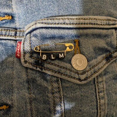 Safe Person Pin With Sharp Point in Gold or Silver Finish With - Etsy