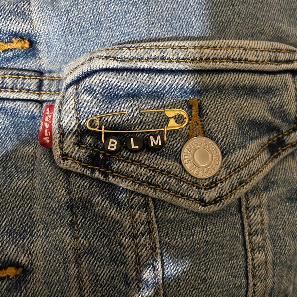 Safe Person Pin With Sharp Point in Gold or Silver Finish With Equality ...