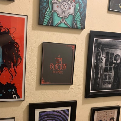 Opening Credits 'tim Burton' Wall Art - Etsy