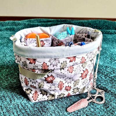 PDF Sewing Pattern Knitting Project Bag Sewing Tutorial - Etsy