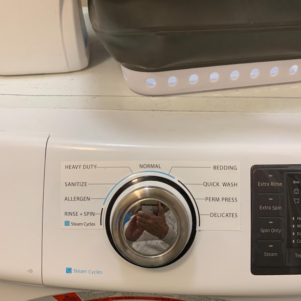 Samsung Model WF45T6000AV Washer Sticker Sheet Labels / Decals - for ...