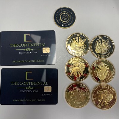 250 Custom Prop Coins Gold Silver Logo Business Bar Pin Coin Etc. - Etsy