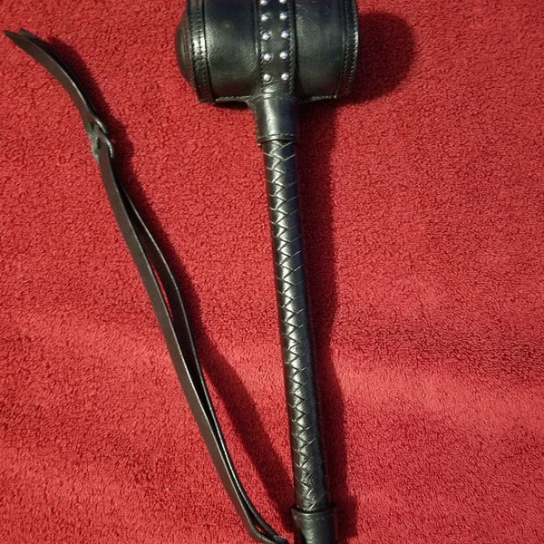 Prison Strap Leather Spanking Paddle Thick Leather Strap BDSM Paddle ...