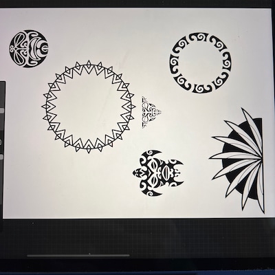 85 POLYNESIA MAORI Stamps for Procreate BEST for Tattoo Designs You ...